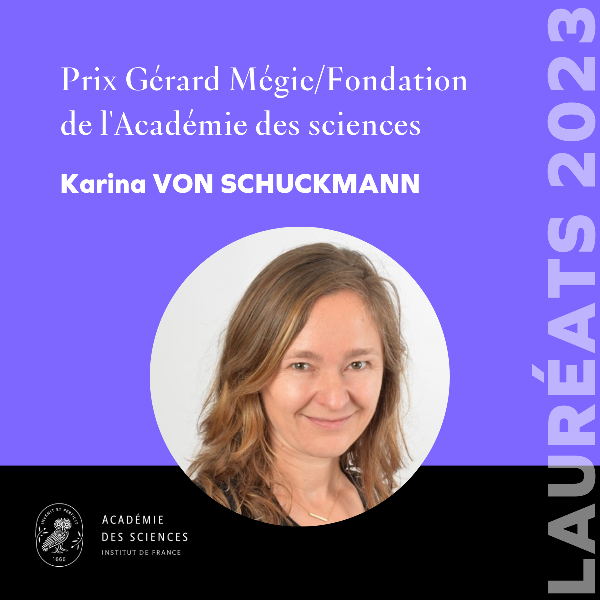 The Academy of Sciences Awards Karina von Schuckmann, Oceanographer at MOi - Mercator Ocean ...