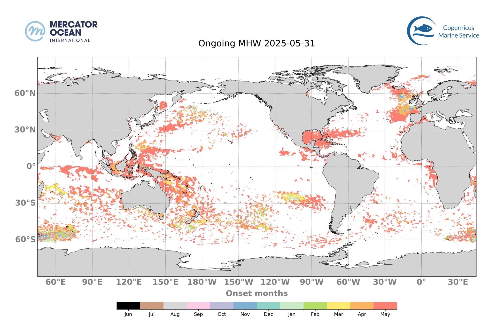 Ocean Temperature Bulletin - May 2025 - Mercator Ocean International